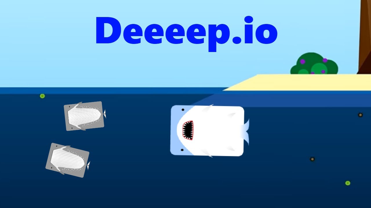 Deeeep.io Let's Plat as Shark - YouTube