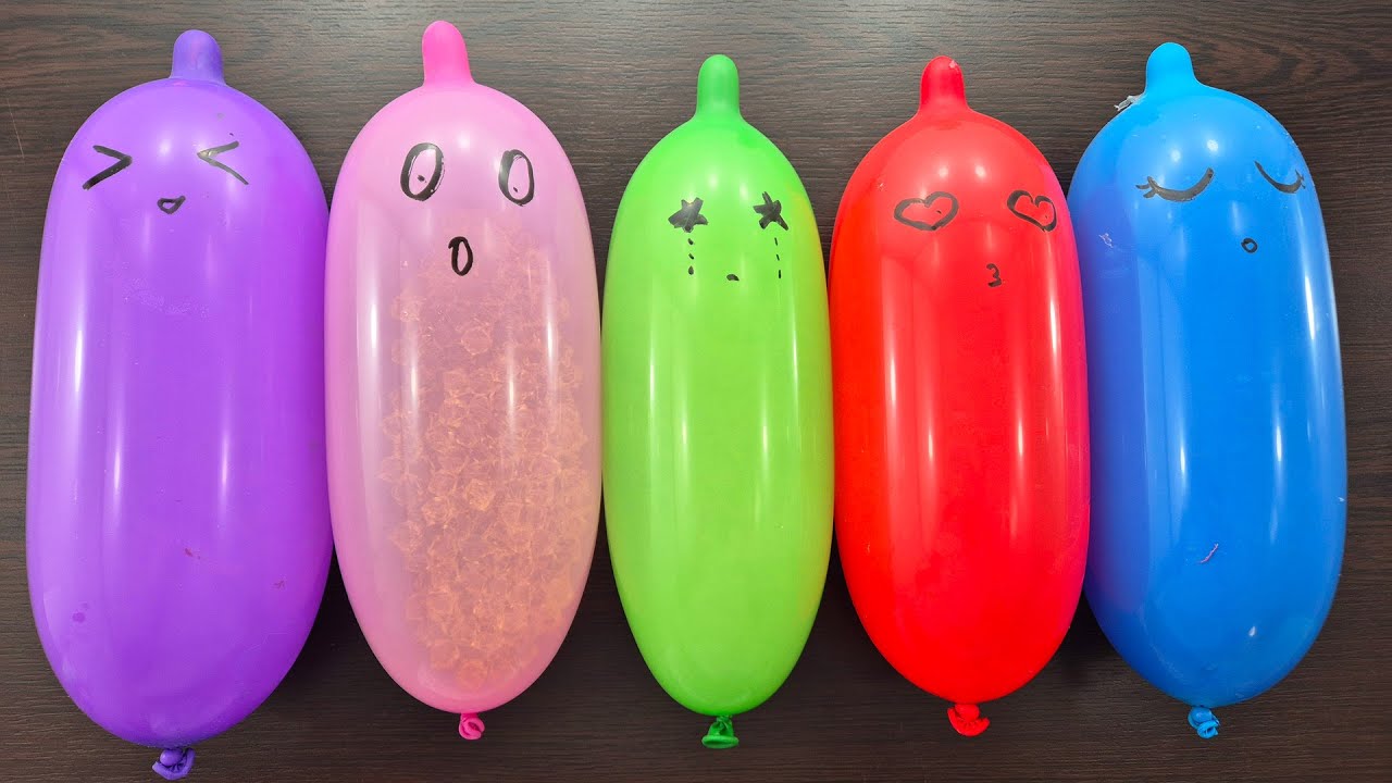 Making Slime with Funny Balloons - Satisfying Slime video - YouTube