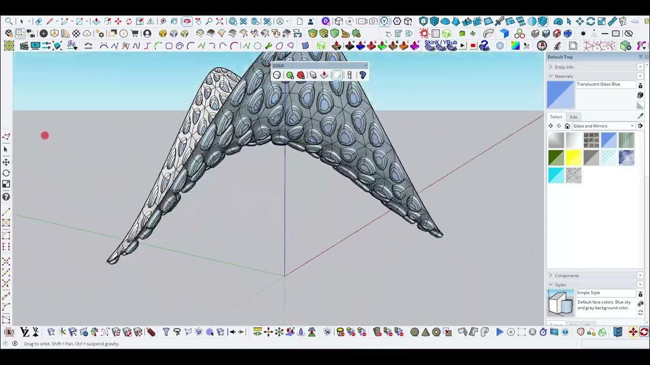 Model Complex Architectural Forms in SketchUp | SketchUp advance learning - YouTube