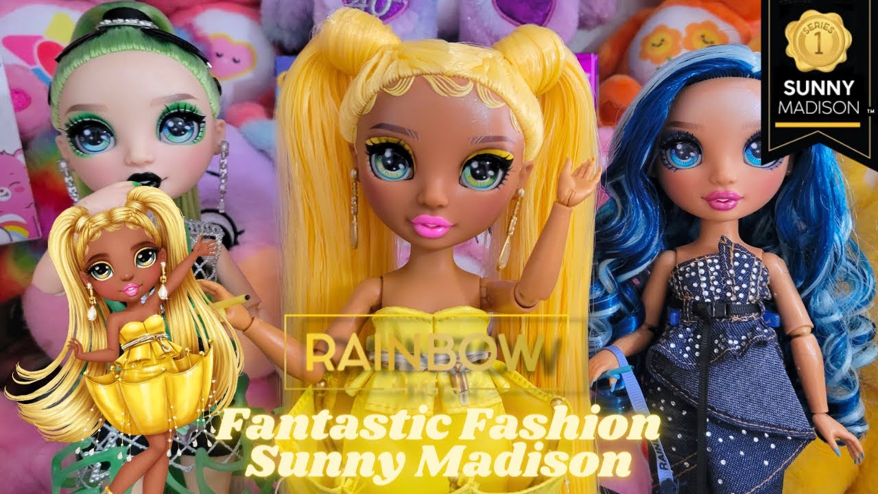 🌞💛This Doll is WILD!!!💛🌞 Rainbow High Fantastic Fashion Sunny Madison ...