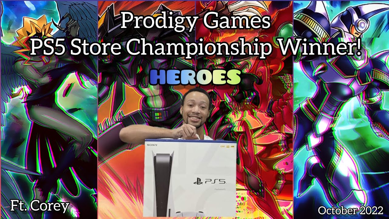 Yu-Gi-Oh! Prodigy Games - PS5 Store Championship - Winner - HEROES Ft ...