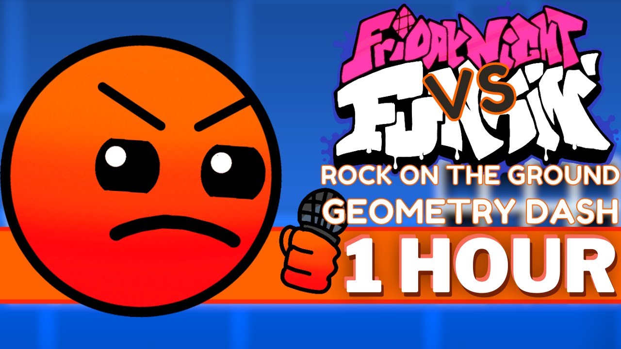 ROCK ON THE GROUND - FNF 1 HOUR SONG Perfect Loop (ROCK ON THE GROUND I ...