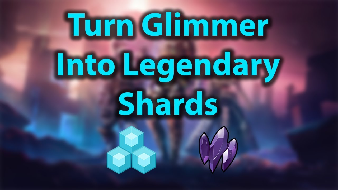 Destiny 2 Tips and Tricks: Turn Glimmer into Legendary Shards - YouTube