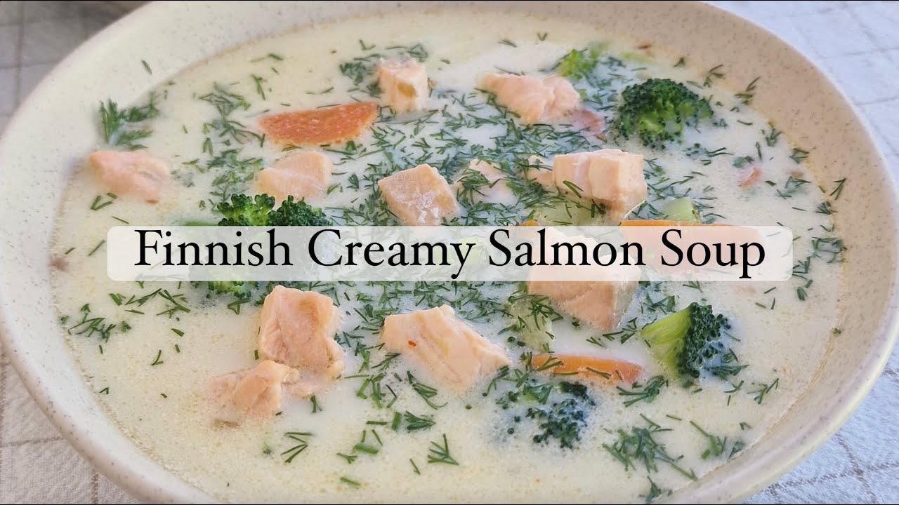 Finnish Creamy Salmon Soup – Lohikeitto || Recipe - YouTube
