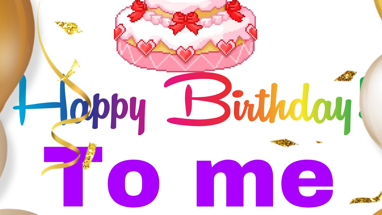 Happy bday to me ( Picsart ) - YouTube