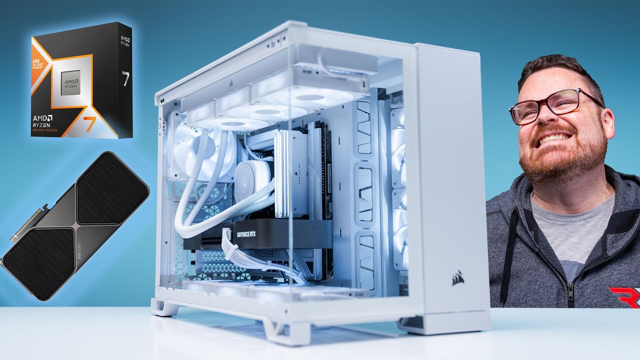 $3400 RTX 5080 Gaming PC Build – Arctic White Beast in the Corsair ...