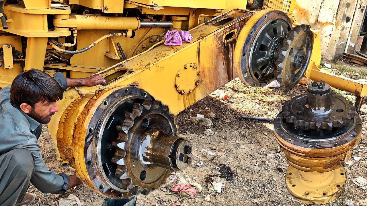 Amazing Rebuilding Process of Caterpillar Tandem | Repairing ...