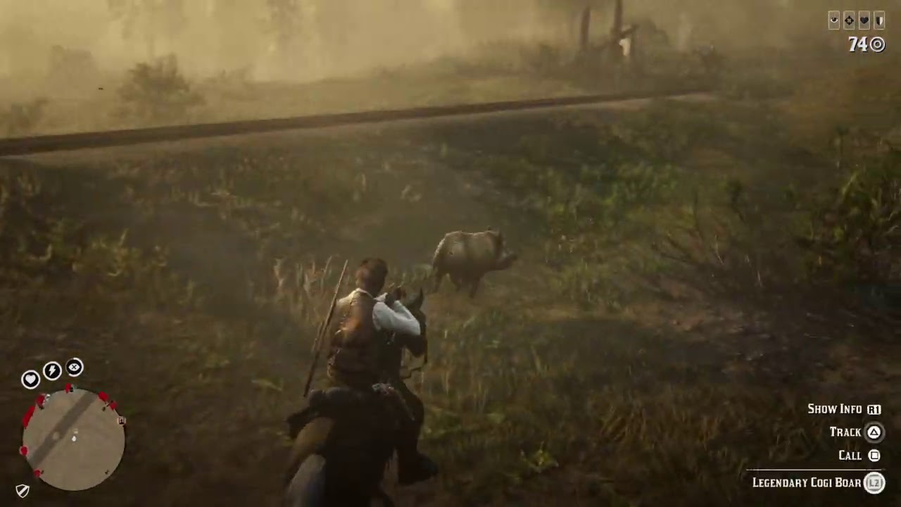 RDR2 LEGENDARY WILD BOAR RED DEAD REDEMPTION 2/JABALI LEGENDARIO - YouTube