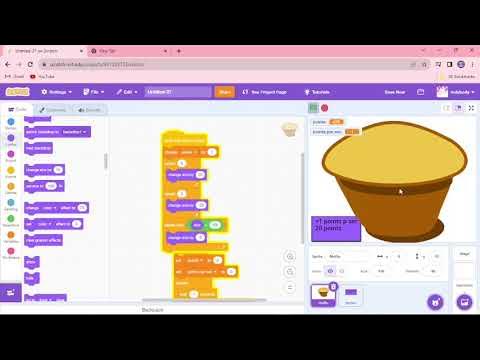 Scratch Tutorial | How To Create Clicker Game Using Scratch - YouTube