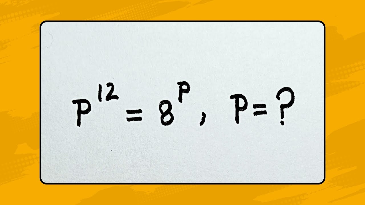 Solve Exponential Problem Maths Muse Youtube 6000