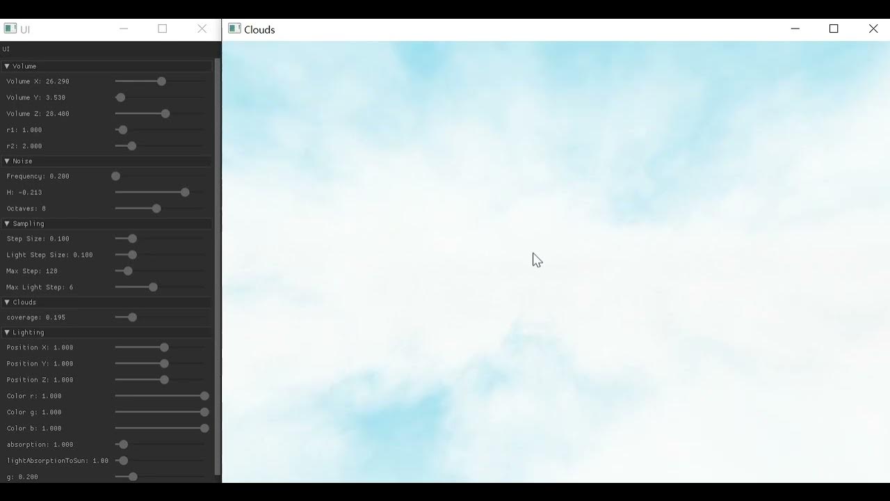 Cloud Rendering (OpenGL) - YouTube