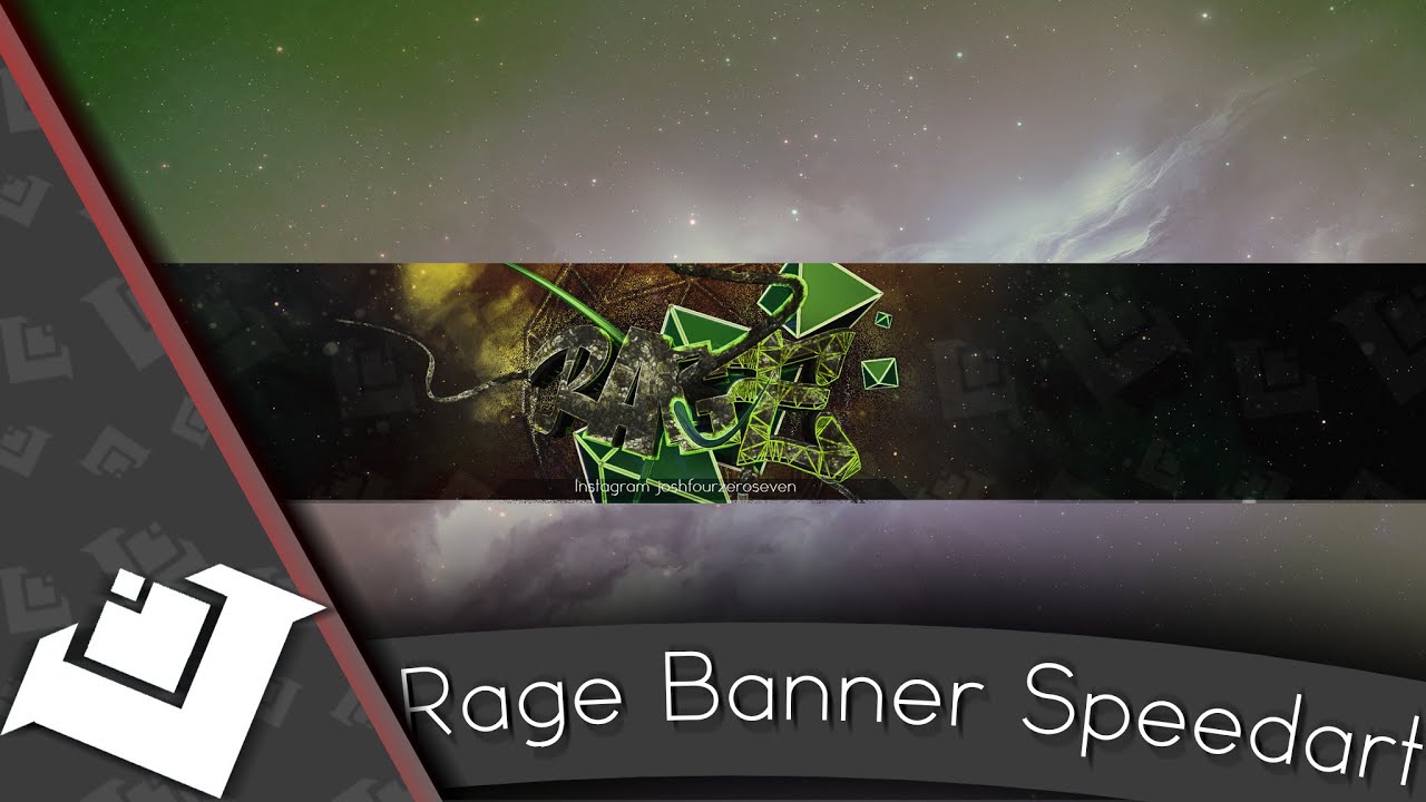 Rage Banner Speedart || RageDesigns™ - YouTube
