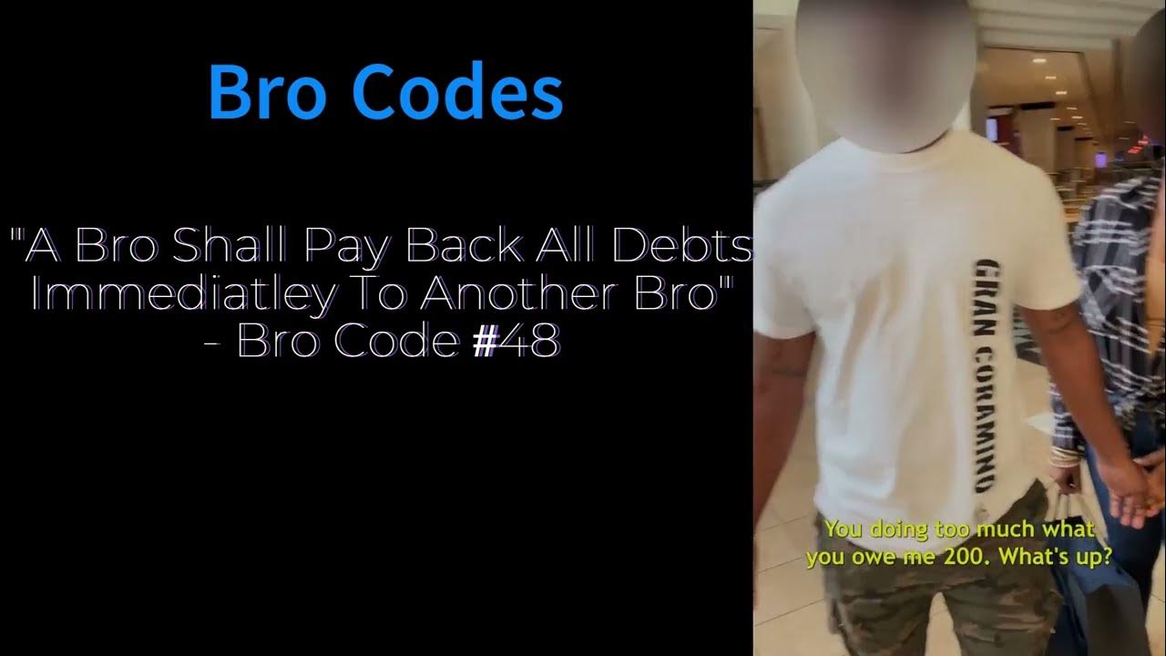 Bro didn't keep his word So This Happened-Bro codes 48 & 83 Discussion - YouTube