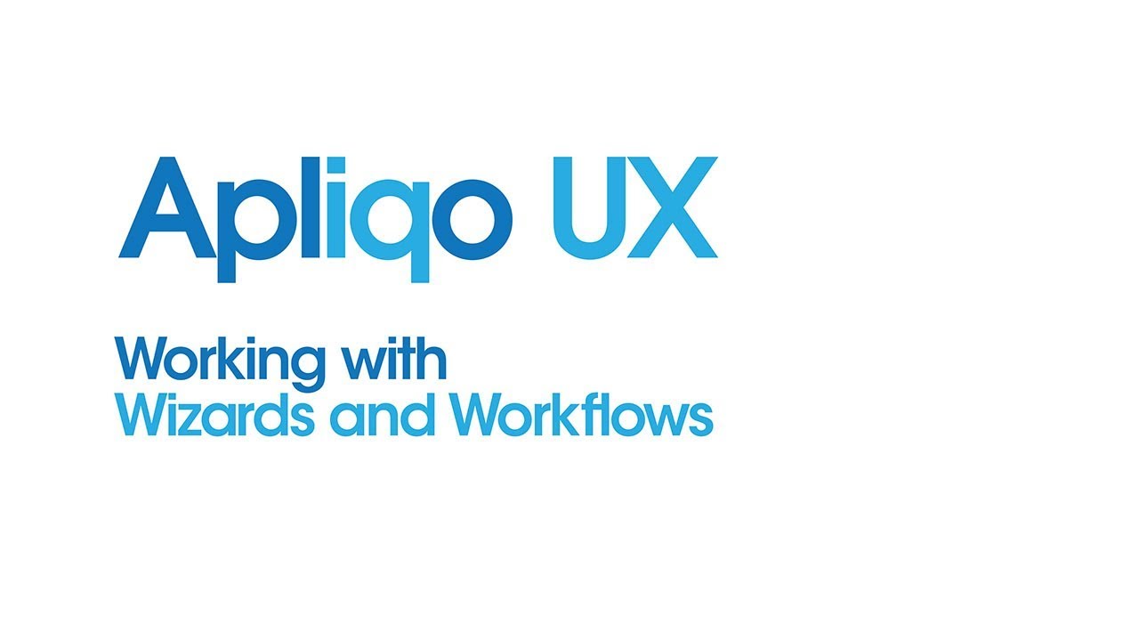 Better Tm1 User Experience — Wizards And Workflows With Apliqo Ux Youtube