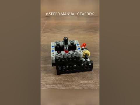 LEGO Technic 6 Speed Manual Gearbox Transmission Test - YouTube