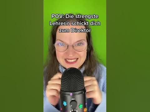POV: Die strengste Lehrerin schickt dich zum Direktor #shorts #asmrshorts #asmr - YouTube