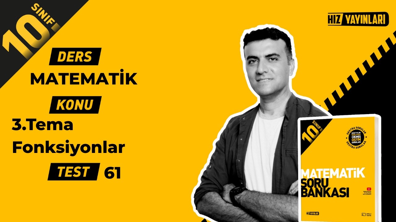 10.sınıf Fonksiyonlar Hız Test 61 sayfa 156 157 - YouTube
