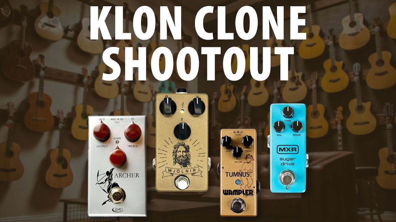 Klon Overdrive Shootout - Rockett Archer vs Mythos Mjolnir vs Wampler ...