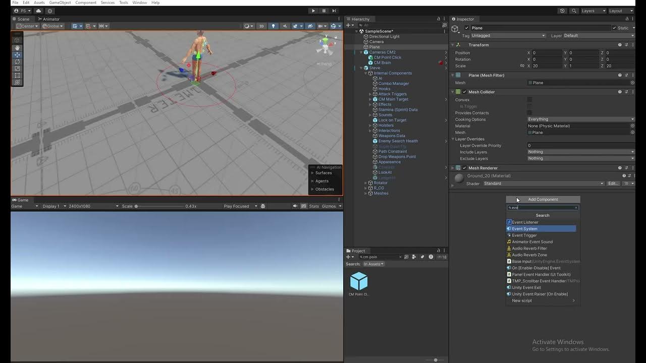 Implementing Point-and-Click Movement for Player in Animal Controller ...