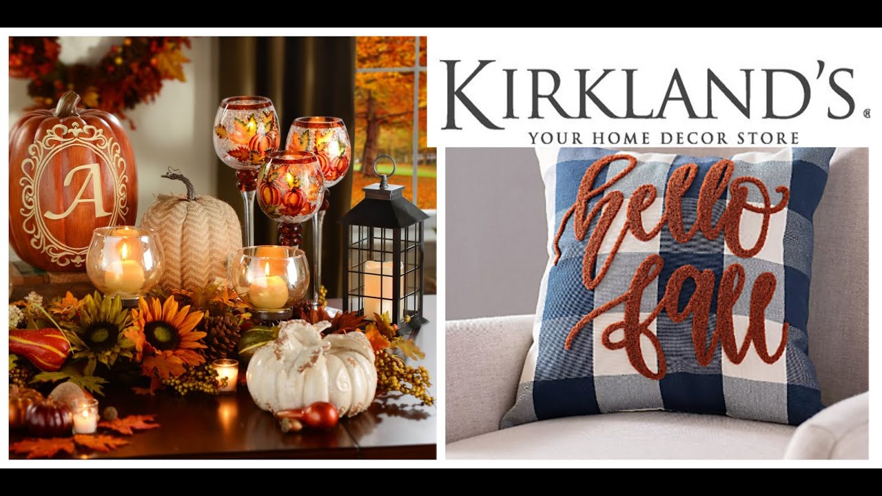 🍁🍂👑 KIRKLAND'S Fall 2020 & 50% off on Farmhouse Decor🌻🍂👑 - YouTube