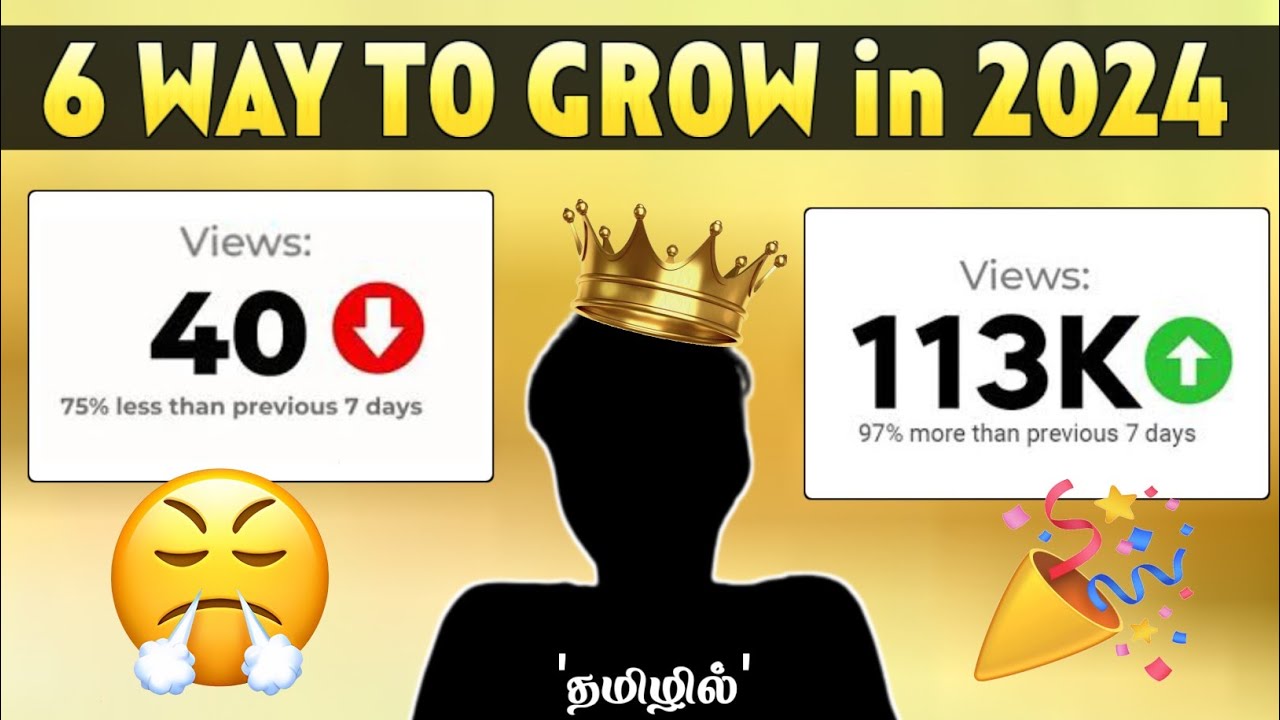 Secret Revealed! 😍 6 Way to Grow Your YouTube Channel in 2024 in Tamil ...