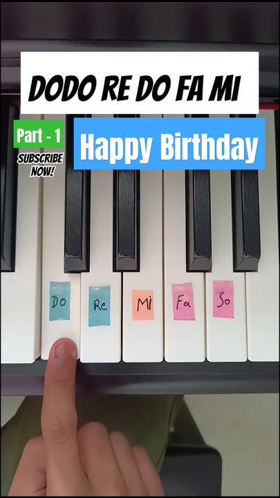 Happy Birthday (Part - 1) (Piano Tutorial) - YouTube
