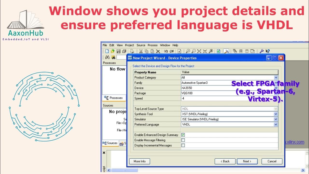 Getting started Xilinx 9 2 - YouTube