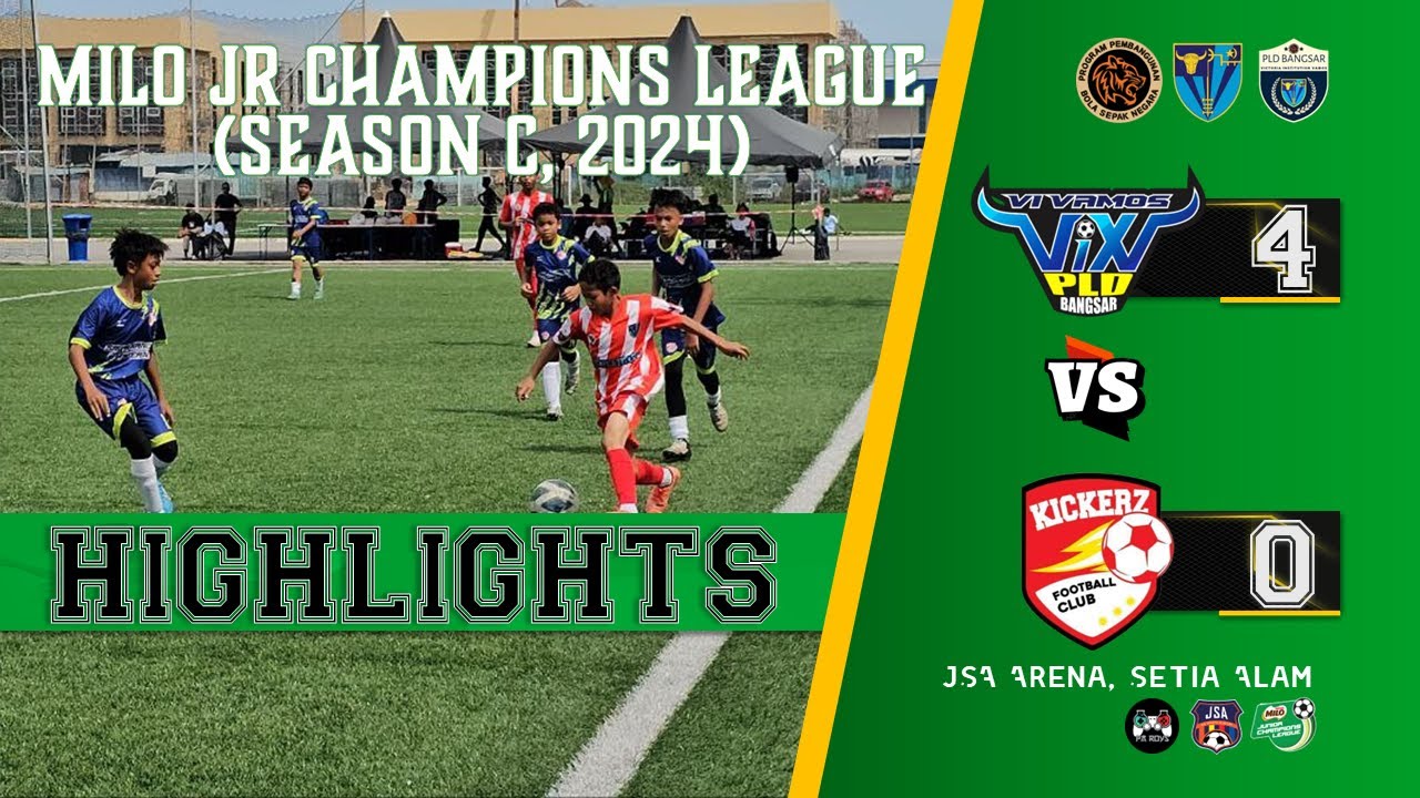 Highlights: MJCL Season C 2024, VIXI U13 (4) VS (0) KICKERZ FC, JSA ...