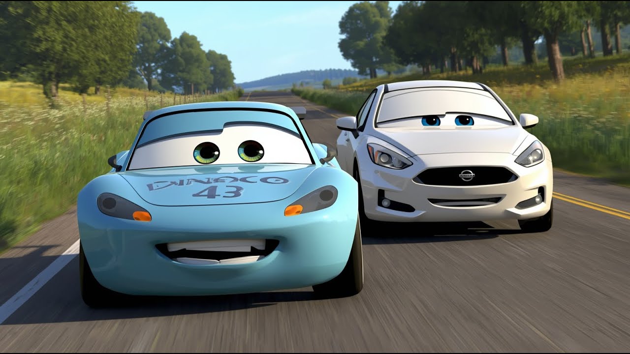 🚗😱 The Scared Car and the Angry Car | Funny Cars Adventure for Kids ...