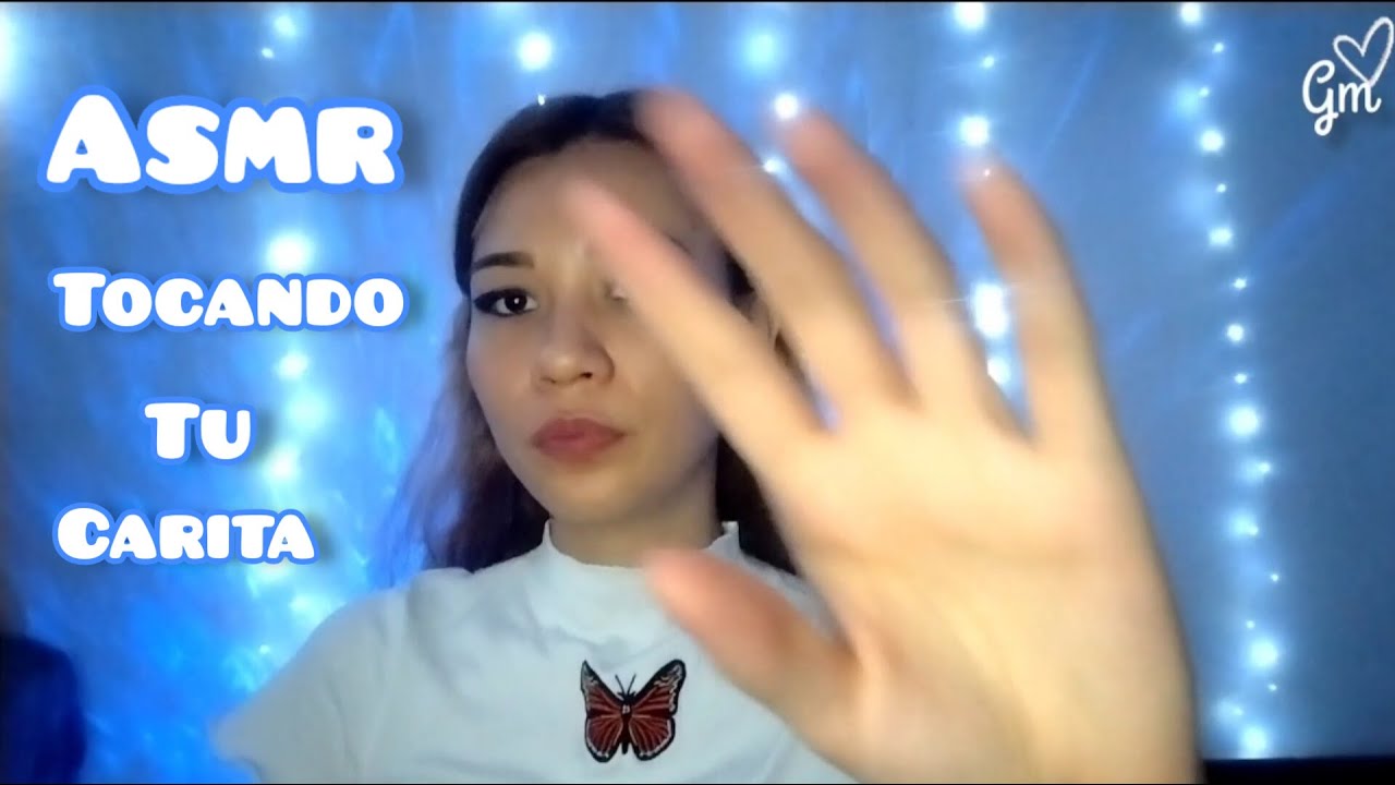 Asmr Te toco tu carita mientras te digo cositas positivas💜Asmr español💜 - YouTube