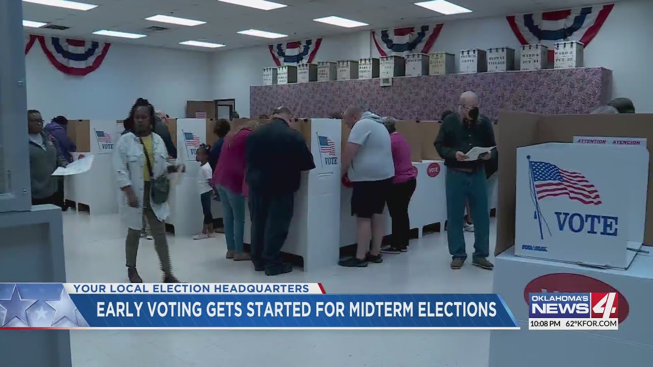 Early voting gets started for midterm elections - YouTube
