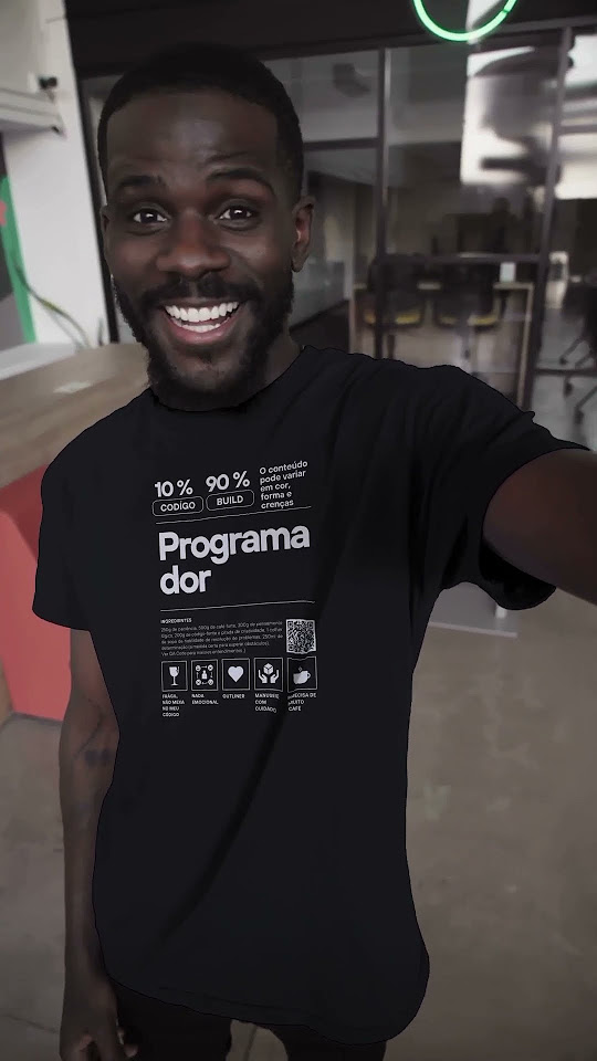 Camiseta Ingredientes de um Programador de Sucesso #camisetas #roupas # ...