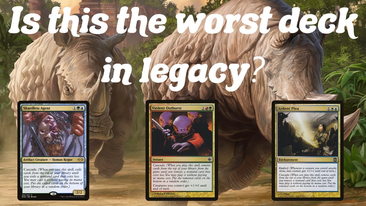 IS THIS THE WORST DECK IN LEGACY? Crashing footfalls cascade Legacy MTG ...
