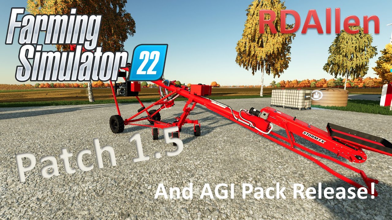 Farming Simulator 22 Patch 1.5 and AGI Pack - YouTube
