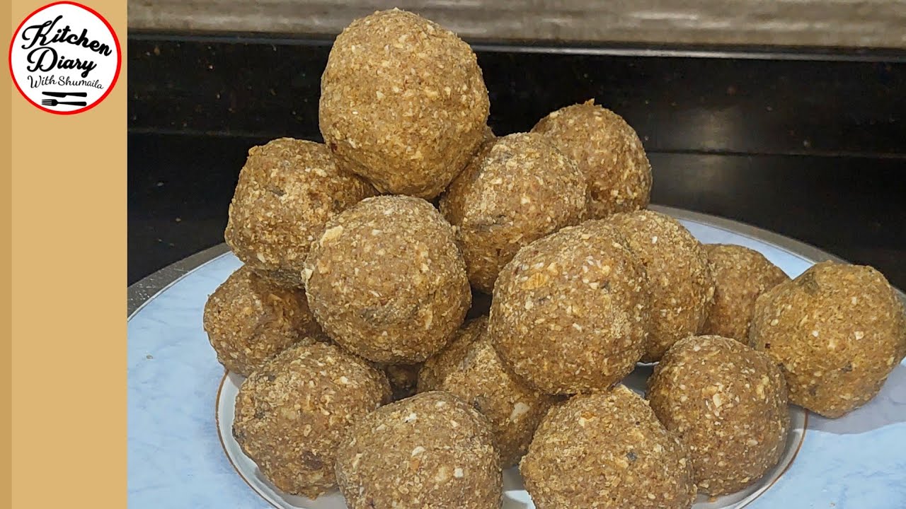 Gondh Kaay Laddo My Mother's Easy Best Recipe - YouTube