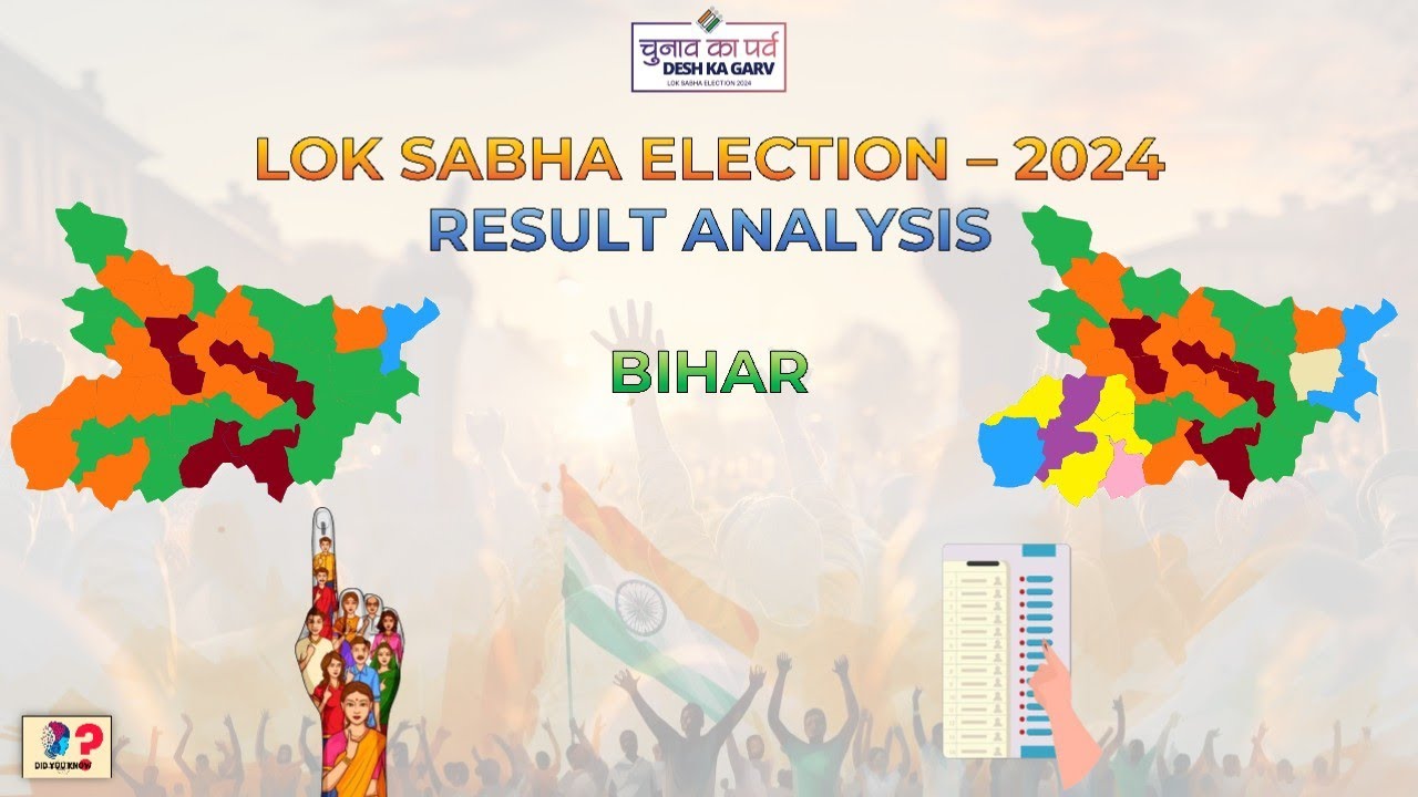 Bihar - Lok Sabha Election 2024 | Results by Constituency | 2024 vs ...