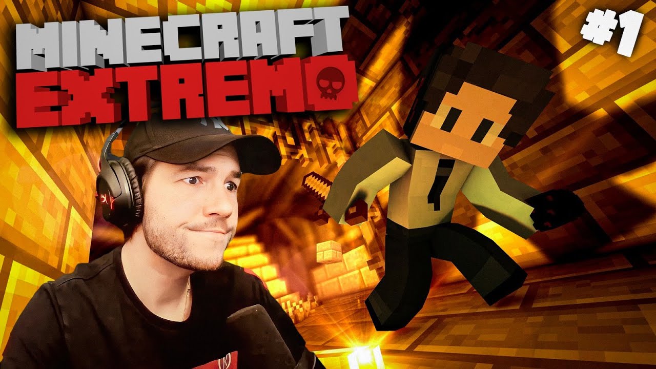 PRIMER DÍA EN MINECRAFT EXTREMO | Reborn Live - YouTube