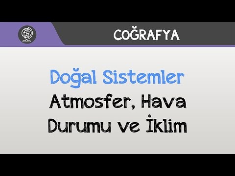 Doğal Sistemler - Atmosfer, Hava Durumu ve İklim