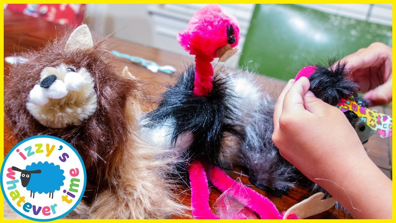 LET'S MAKE OUR OWN PLUSHIES! Fuzzimals with Izzy's Toy Time! - YouTube