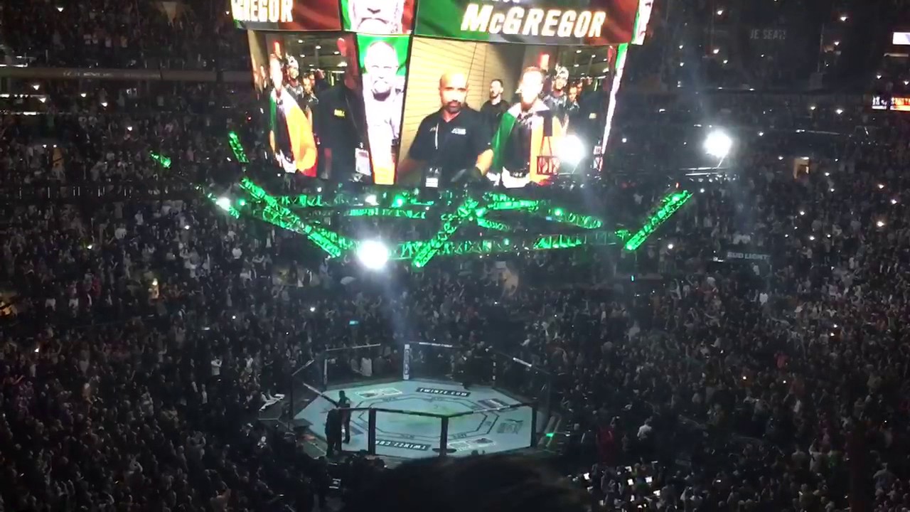Conor McGregor UFC 205 walkout entrance - YouTube