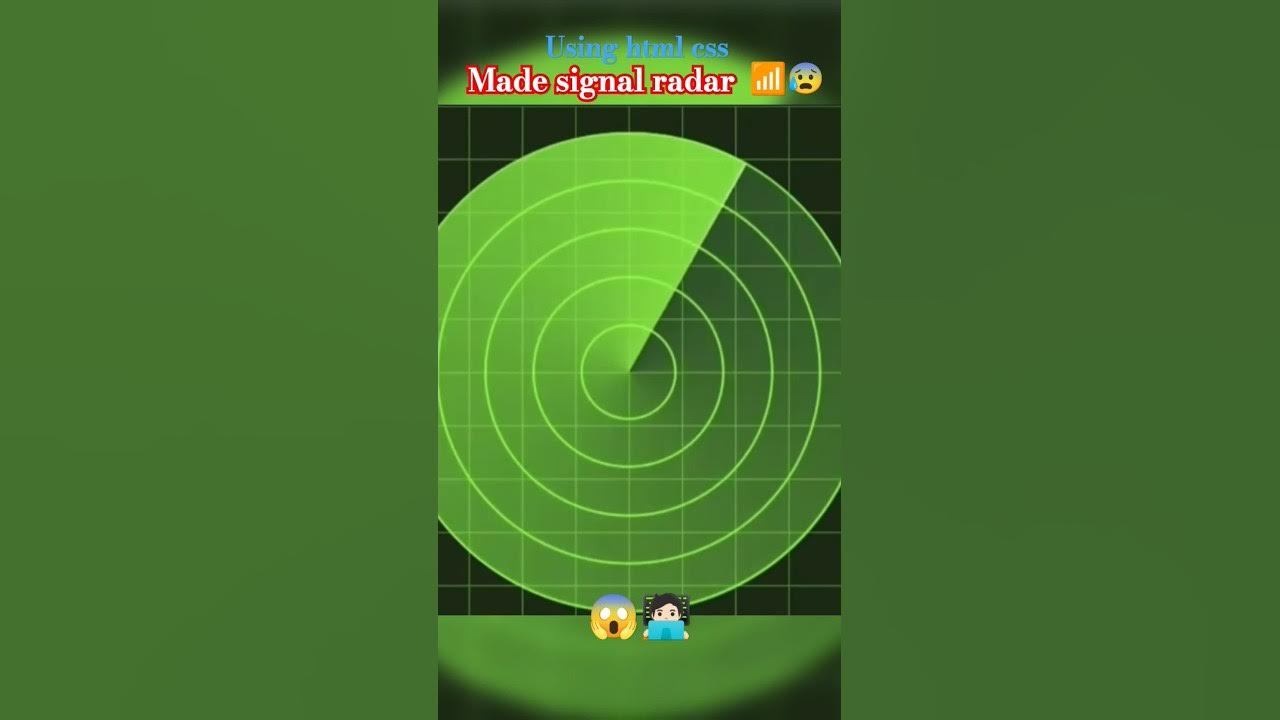 Made signal Radar using html css#html#css#webdevelopment#python#shorts# ...