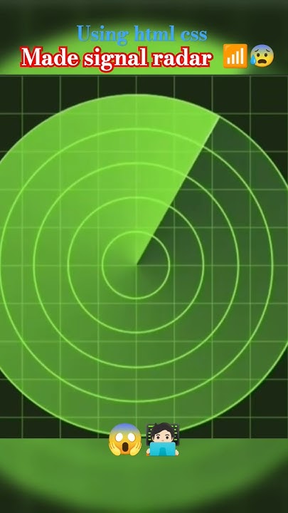 Made signal Radar using html css#html#css#webdevelopment#python#shorts#coding#programming # ...