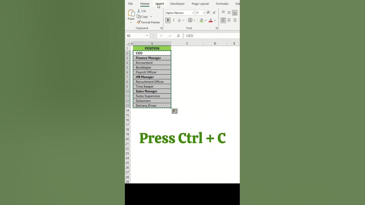Turn your BORING DATA into a Graph. #exceltutorial #exceltech #excelworld #exceltips - YouTube