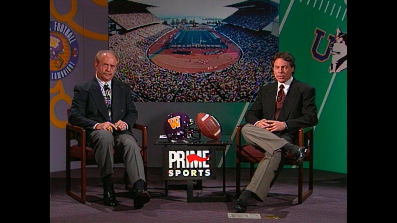 Husky Football - Jim Lambright Show - Apple Cup Highlights - 1995 - YouTube