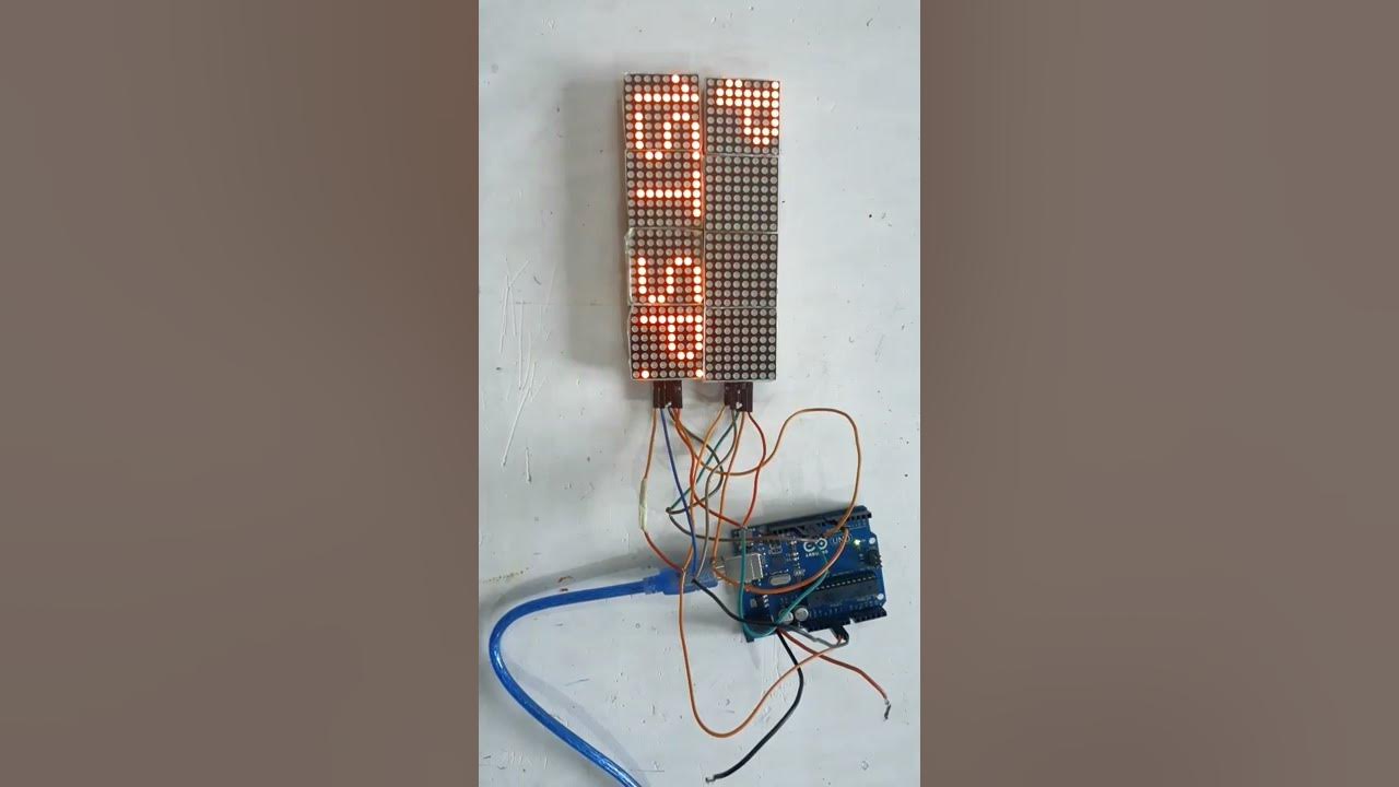 @How to connect multiple MAX7219 4-in-1 digital display to SPI pin Arduino UNO ? - YouTube