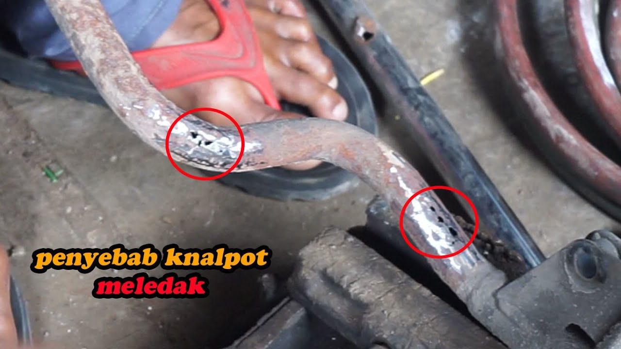 Cara Mensiasati Knalpot Motor Bocor "berlubang" Dengan Las Karbit Agar ...