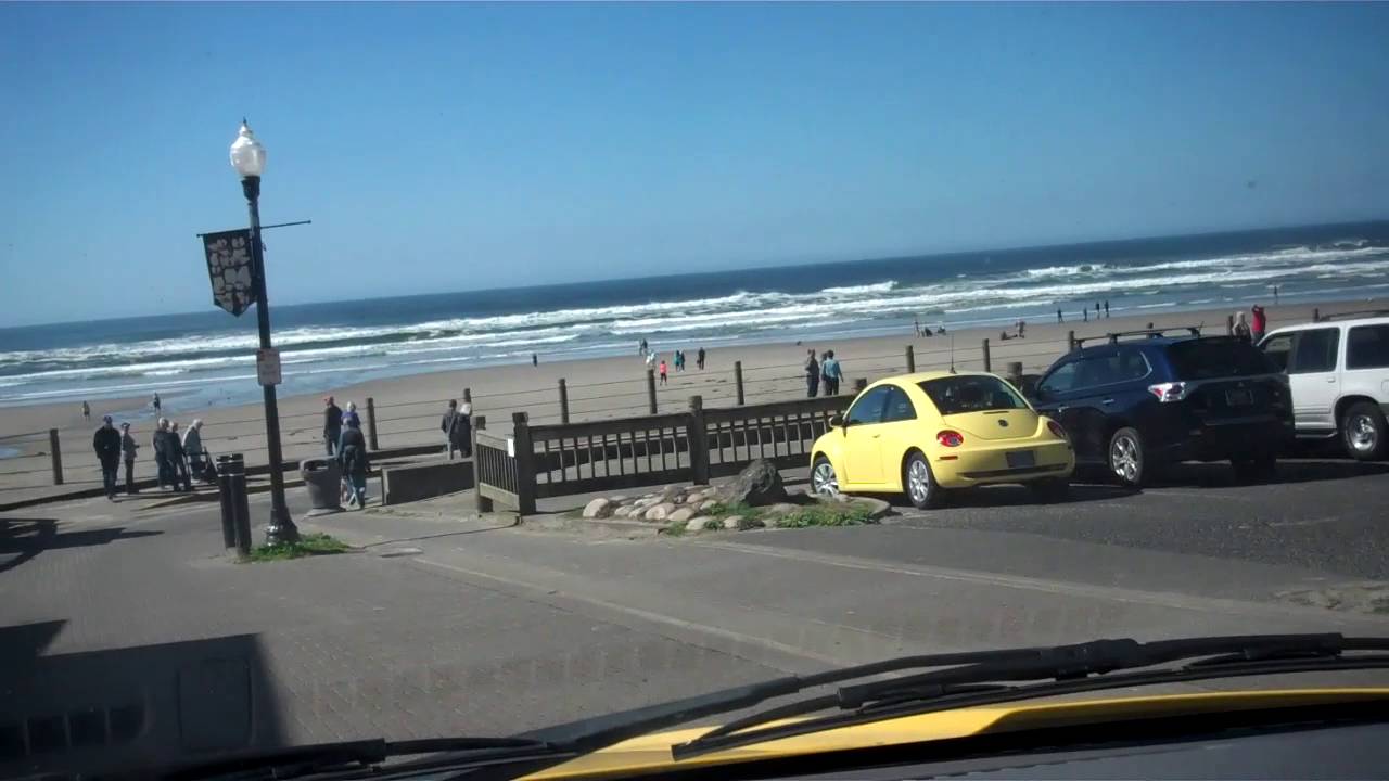 Nye Beach Turn Around Beach Access - YouTube