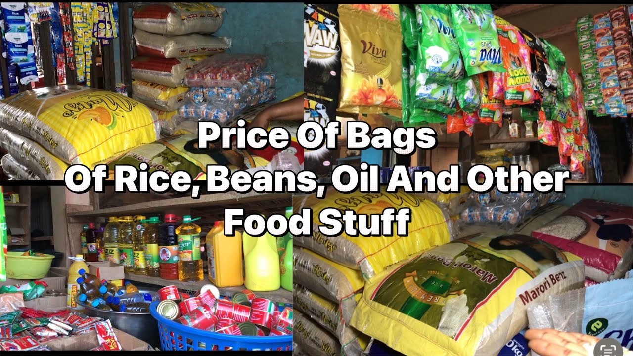 Price Of Food Stuff Such As Rice Beans, Oil, Noodles, Spaghetti ...