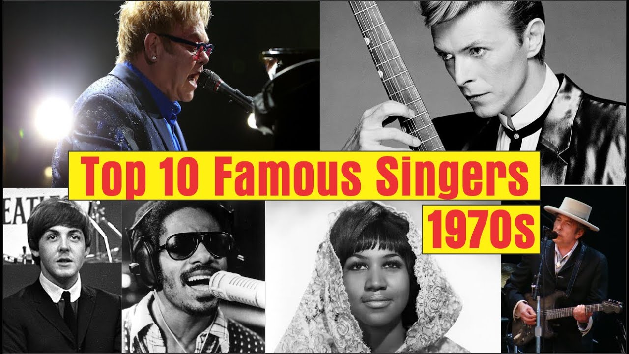 Top 10 Famous Singers of the 1970s in U.S.A | Music Legends in The ...