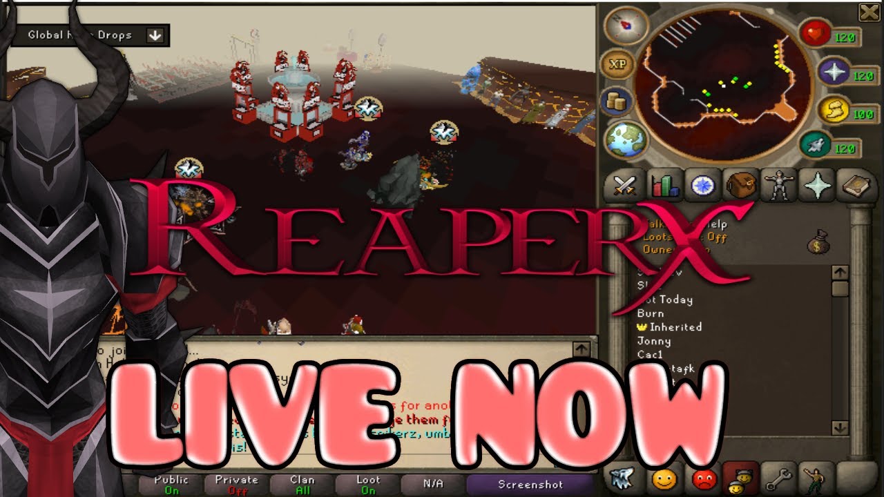 LIVE: Massive events and fun on my custom rsps - Reaper X - YouTube
